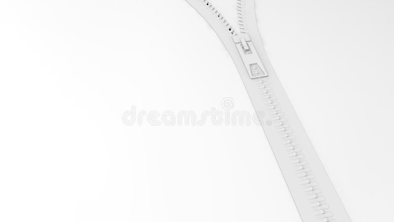 3d Rendering Close Up Zipper Texture on Isolated Background with Stock ...