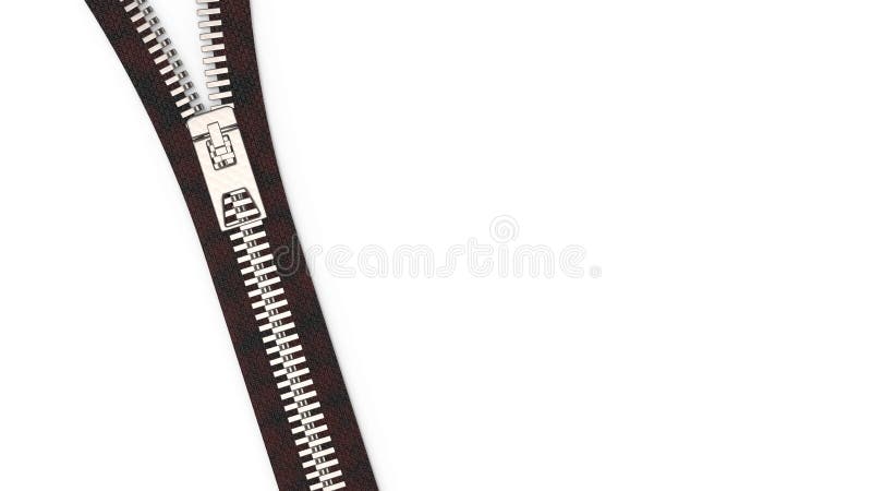 3d Rendering Close Up Zipper Texture on Isolated Background with Stock ...