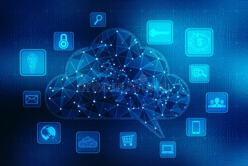 Cloud Computing Concept Background, Digital Abstract Background Stock ... Cloud Computing Concept Background, Digital Abstract Background Stock ...