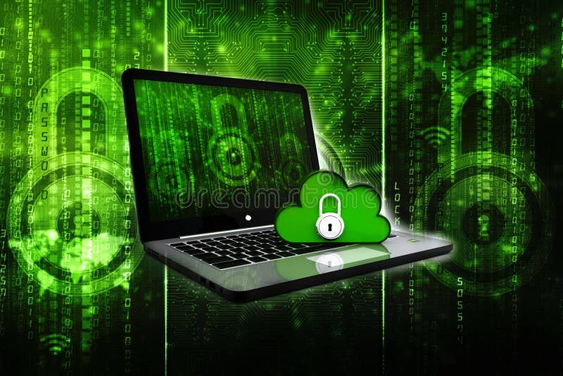 3d Rendering Cloud Computing Concept Cloud Network Stock Illustration Illustration Of Blue