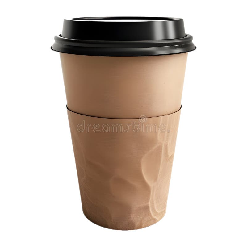 3D Rendering of a Coffee Cup on Transparent Background - Ai Generated ...