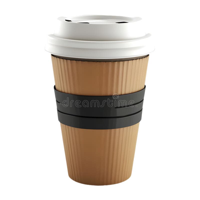 3D Rendering of a Coffee Cup on Transparent Background - Ai Generated ...