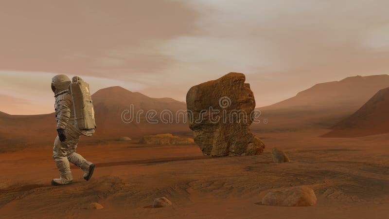 3D Rendering. Colony on Mars Stock Illustration - Illustration of mars ... 3D Rendering. Colony on Mars Stock Illustration - Illustration of mars ...