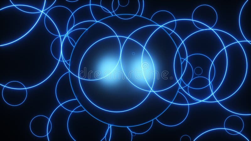 Abstract Rings Seamless Pattern for Your Design Stock Vector ...