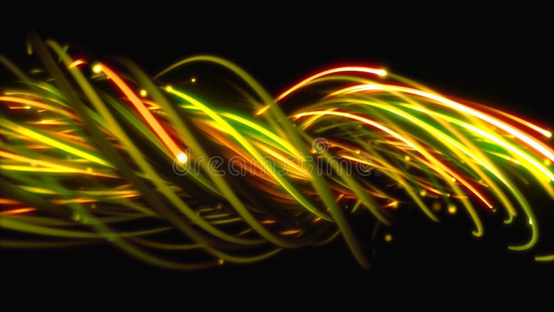 3D Rendering of a Colorful Abstract Background of Strings, Lines ...