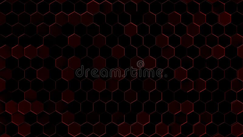 3d Rendering Colorful Hexagon Pattern with Nice Color Stock ...