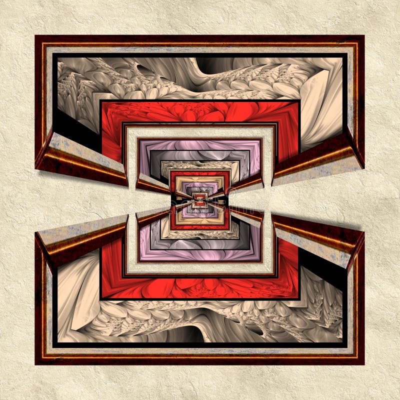 3D Rendering Combo Creative Graphics Artwork Stock Illustration ...