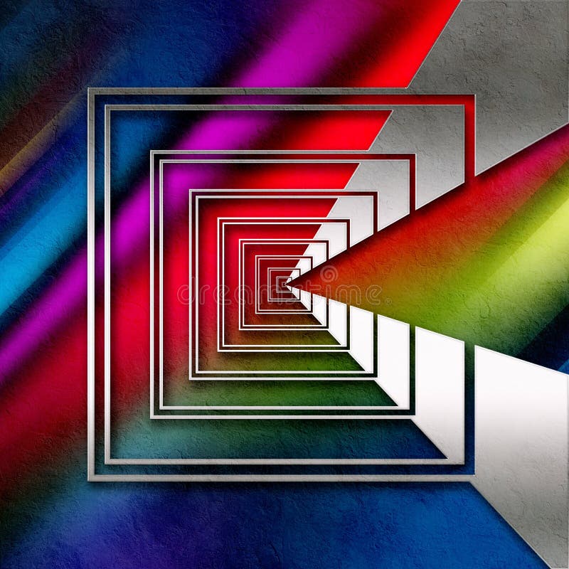 3D Rendering Combo Creative Graphics Artwork Stock Illustration ...