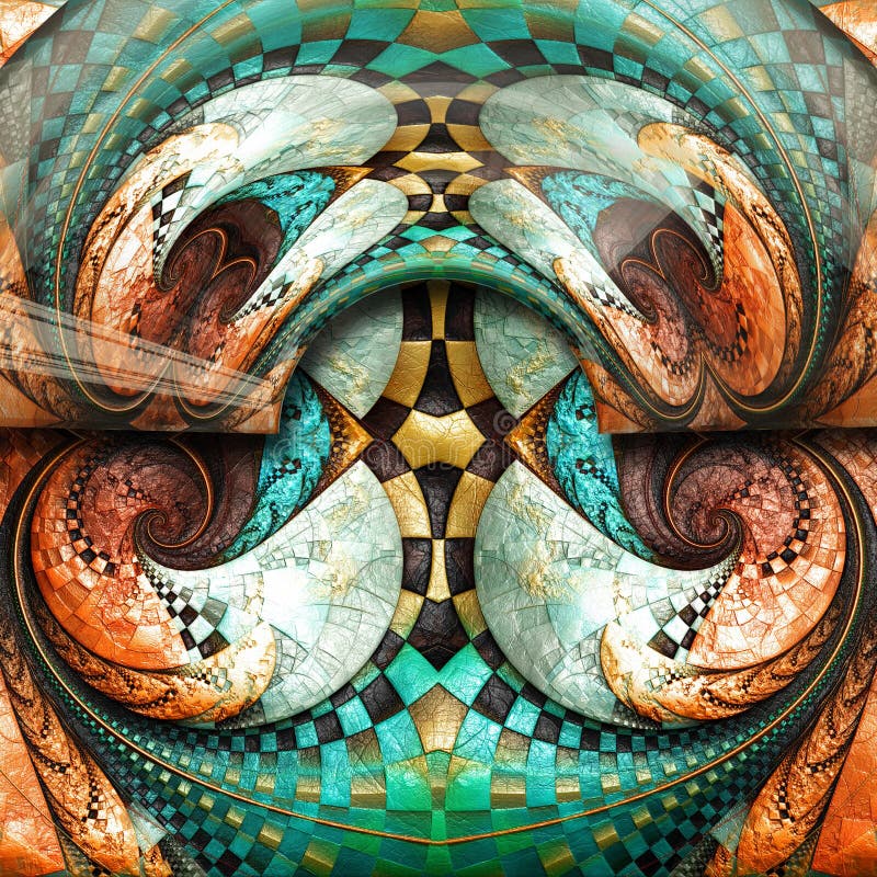 3D Rendering Combo Creative Graphics Artwork Stock Illustration ...