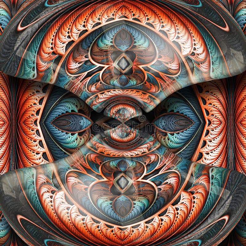 3D Rendering Combo Creative Graphics Artwork Stock Illustration ...