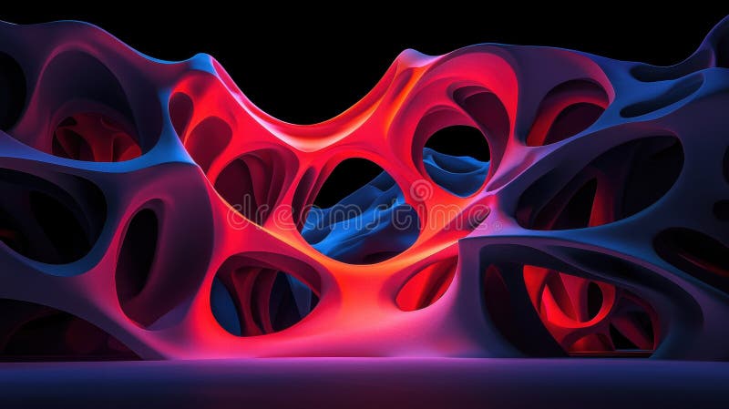 Complex Purple Shades Shapes and Blurs Abstract Background Stock ...