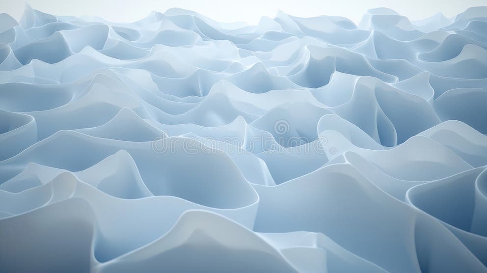 A 3D Rendering of a Complex, Abstract Structure Composed of Numerous ...