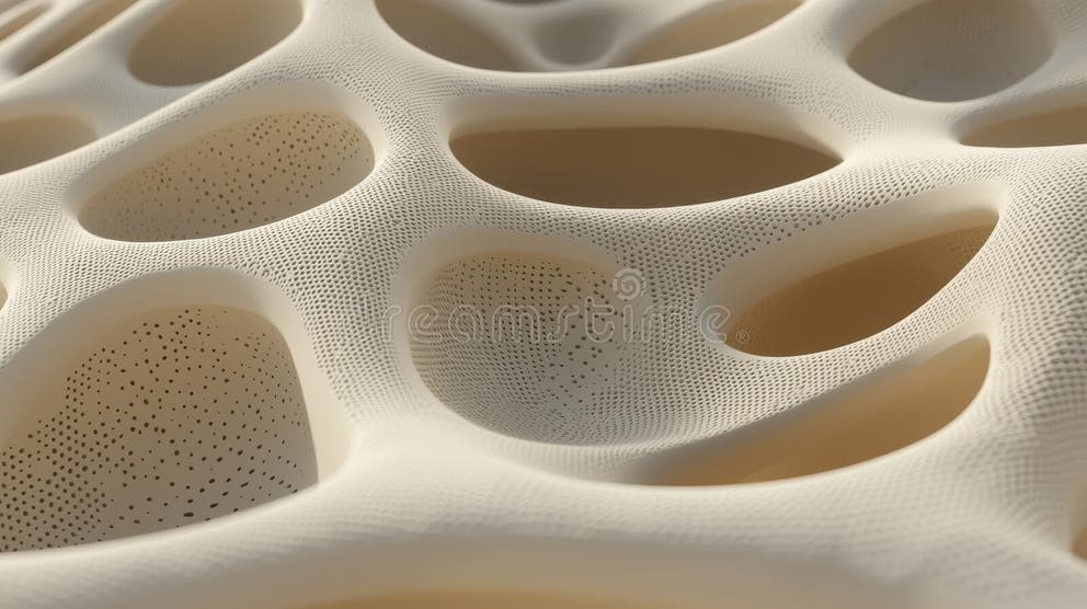 A 3D Rendering of a Complex, Organic Structure Composed of ...