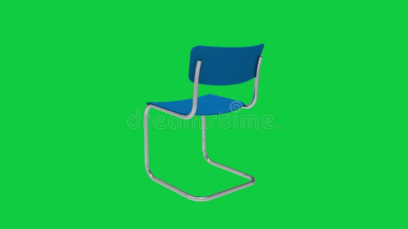 3D Rendering of a Computer Generated Chair on Green Screen Isolated ...