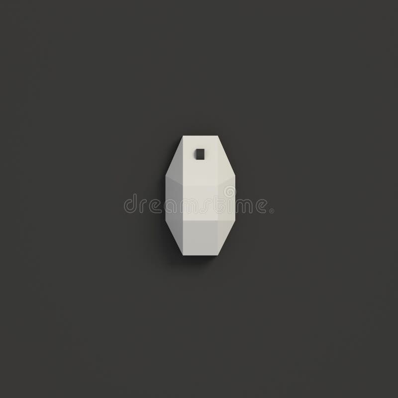 3D RENDERING of COMPUTER MOUSE from TOP VIEW Stock Illustration ...