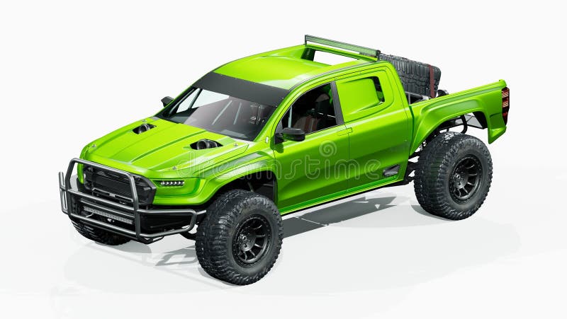 3D Rendering of a Concept Car Stock Illustration - Illustration of ...