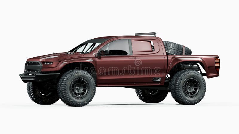 3D Rendering of a Concept Car Stock Illustration - Illustration of ...