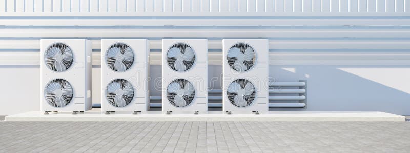 Air Conditioning Condensing Unit Stock Illustrations – 76 Air ...