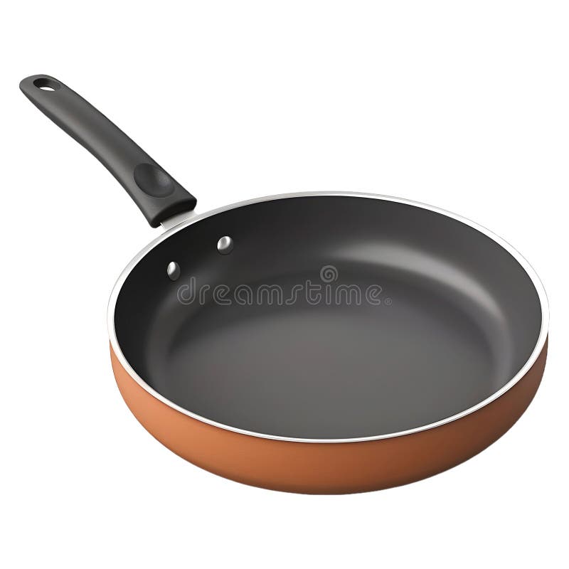 3D Rendering of a Cooking Frying Pan on Transparent Background - Ai ...