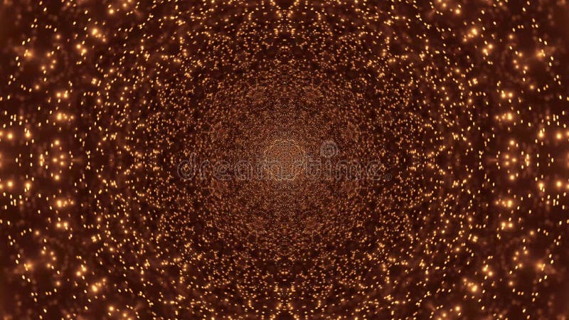 3D Rendering of Cool Patterns Made of Golden Laser Lights Stock ...