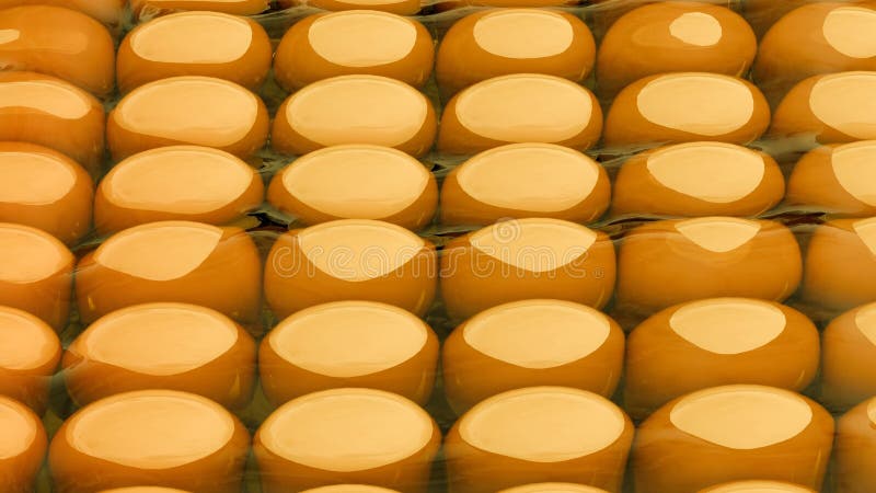 A 3D Rendering of Corn Kernels, a High Fructose Corn Syrup. Stock ...