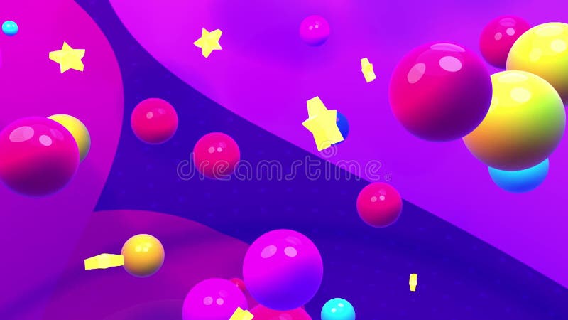 3D Rendering Creative Bubble Animation Stock Video - Video of creative ...