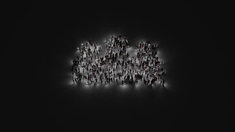 Business Crowd Dark Colors Stock Illustrations – 127 Business Crowd ...