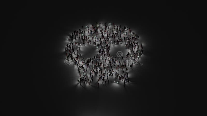 Symbol with skull stock vector. Illustration of robber - 10241799