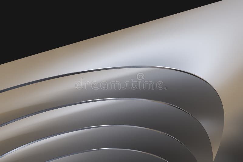 3d Rendering, Curve Surface and Texture Background Stock Illustration ...