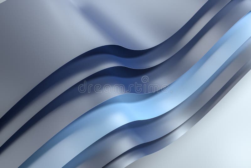 3d Rendering, Curve Surface and Texture Background Stock Illustration ...