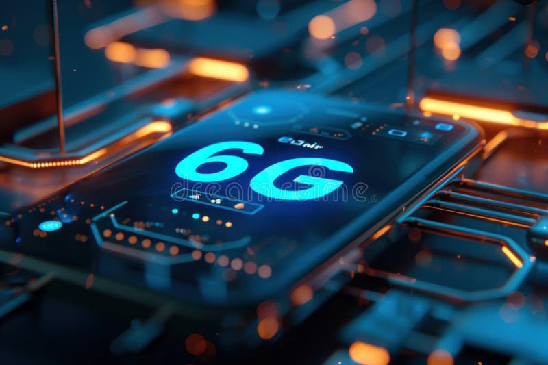 3D Rendering of Cutting-Edge 6G Circuit Board for Telecom and ...