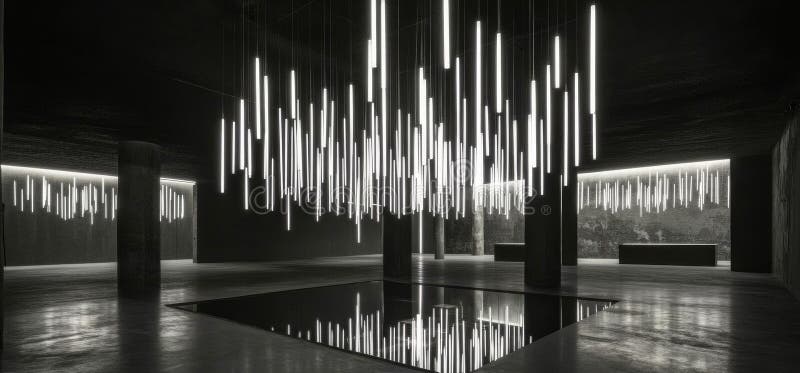 In a 3D Rendering, a Cyber Matrix Code Represents a Futuristic ...