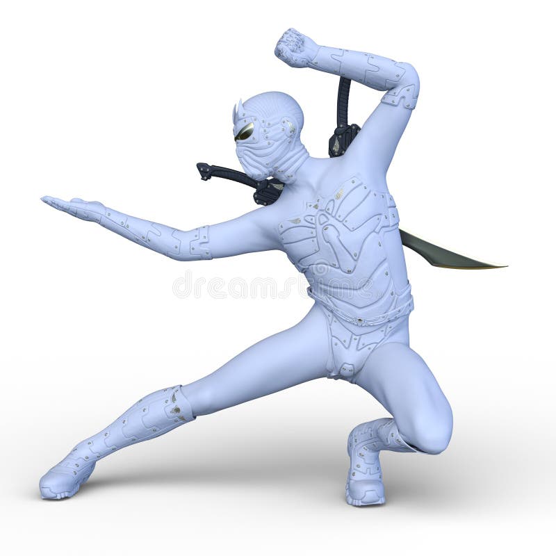 Cyborg Fighter Sword Stock Illustrations – 203 Cyborg Fighter Sword ...