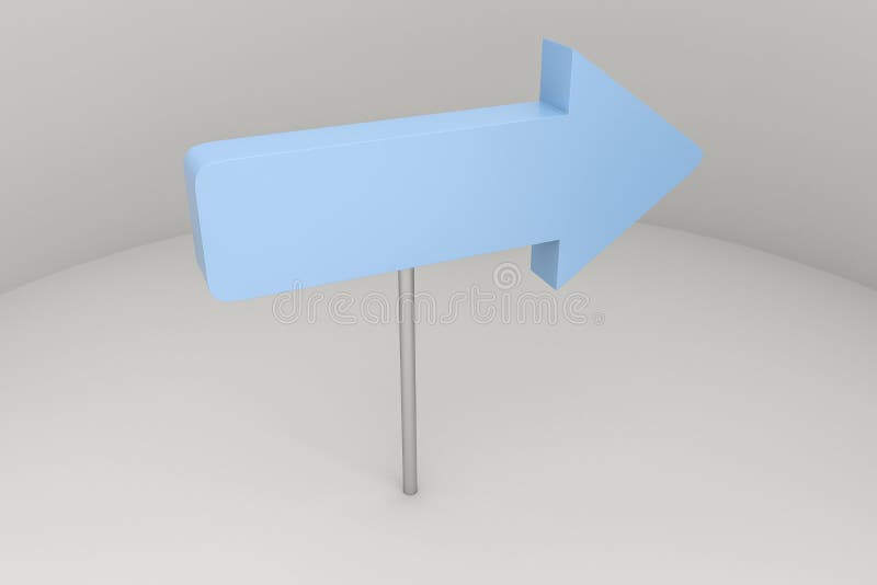 3d Rendering, 3d Model of Arrow, the Concept of Development and ...