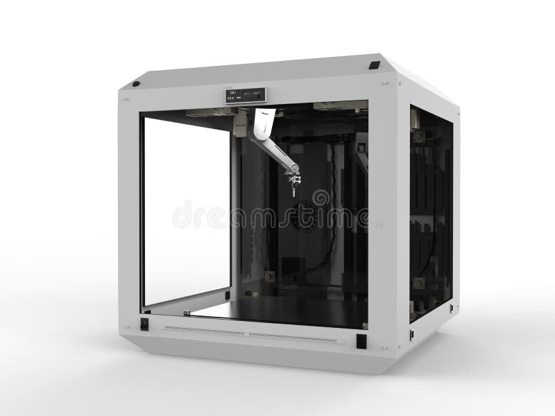 3d printer with injector stock photo. Image of equipment - 107854926