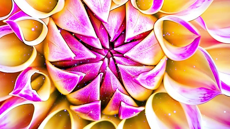 3D Rendering Dahlia Close-up Animation Stock Footage - Video of light ...