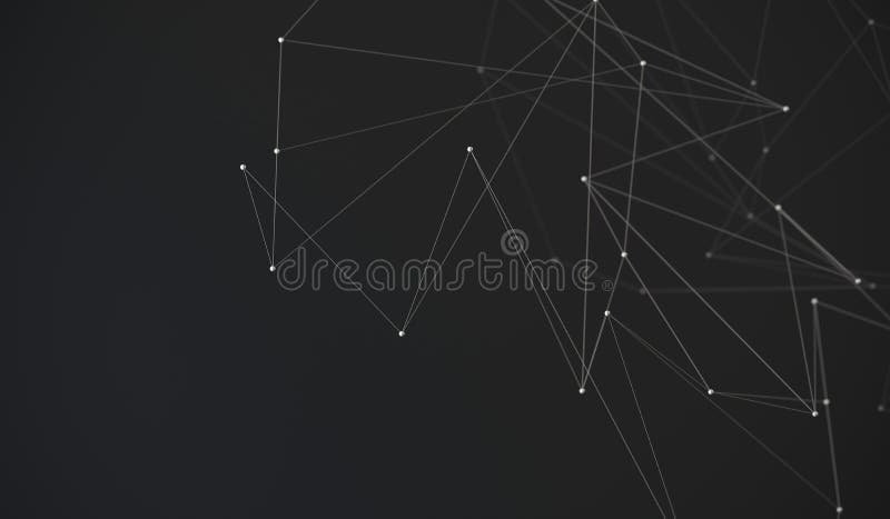 Abstract Network Connection Background Stock Illustration ...