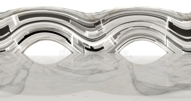 3d Rendering. 360 Degree Spherical Seamless Vr Panorama. Abstract Empty ...