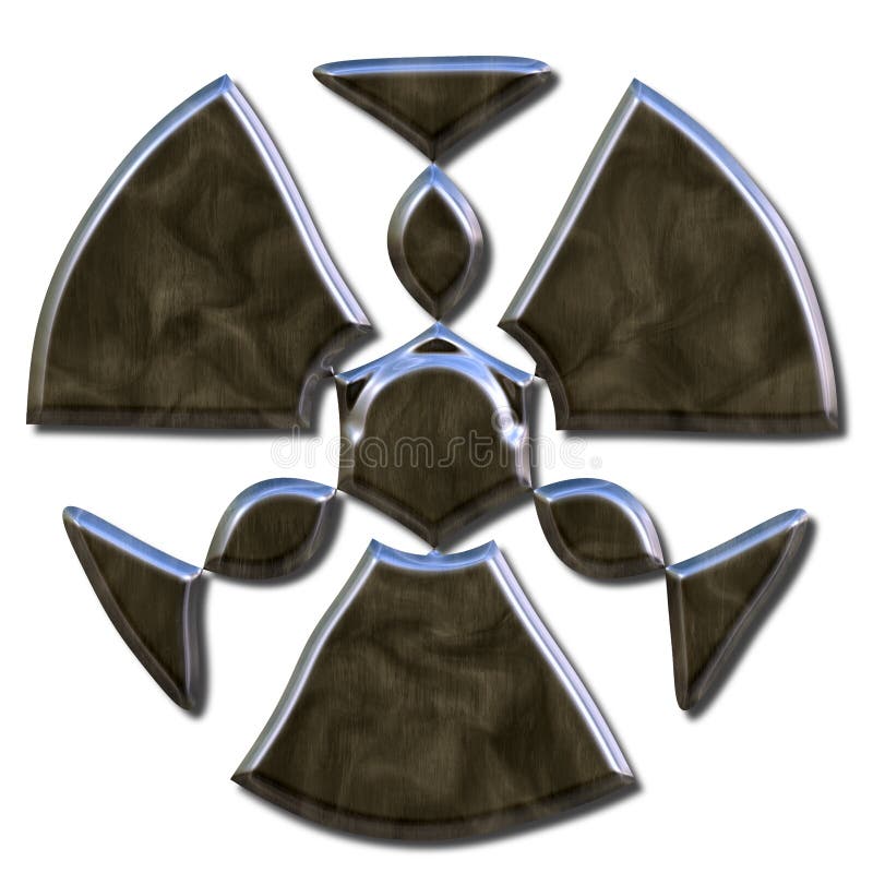 3D Rendering of Delicate Metallic Symbol Stock Illustration ...