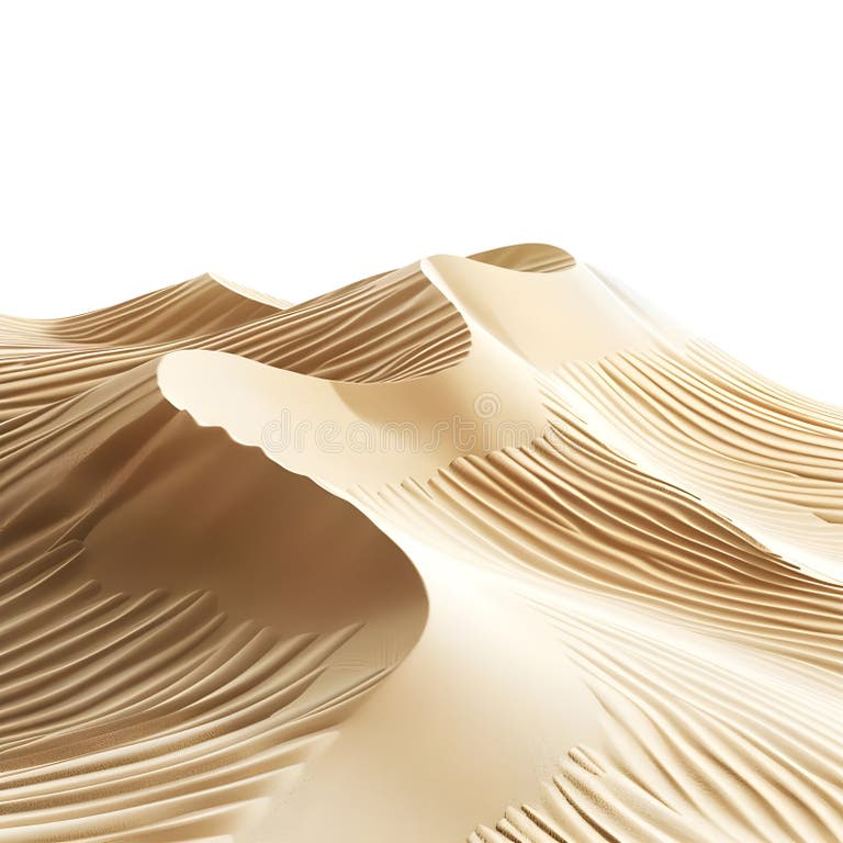 3D Rendering of a Dessert with Sand on Transparent Background - Ai ...