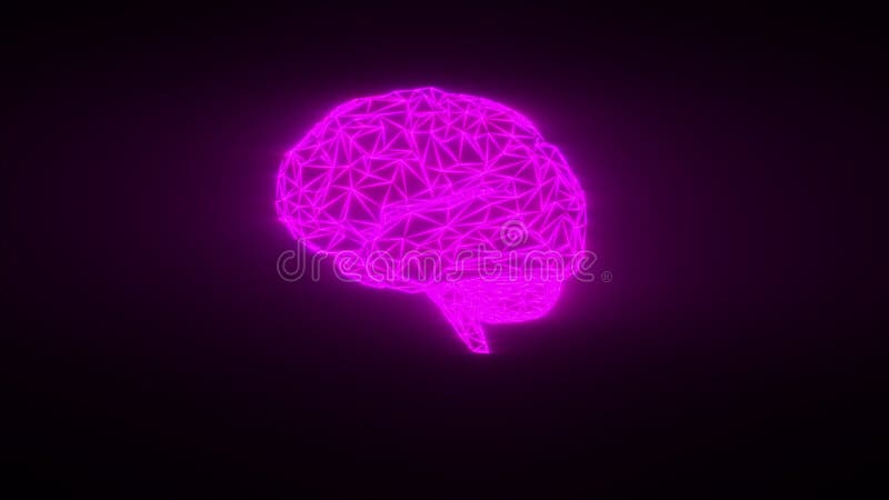 3d Rendering of Digital Artificial Intelligence Combination of ...