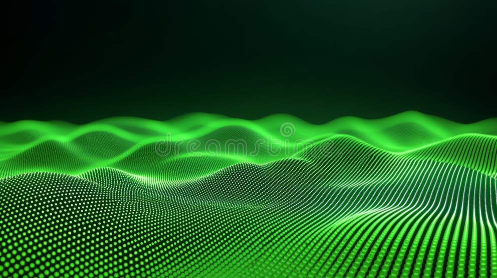 A 3d Rendering Of A Digital Binary Code Matrix Background Illustrating