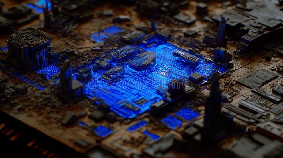 A 3d Rendering Of A Digital Binary Code Matrix Symbolizing The Connectivity Complexity And