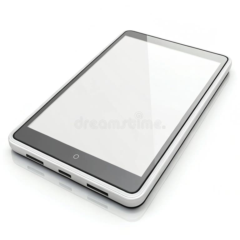 3D Rendering of a Digital Device on Transparent Background Stock ...