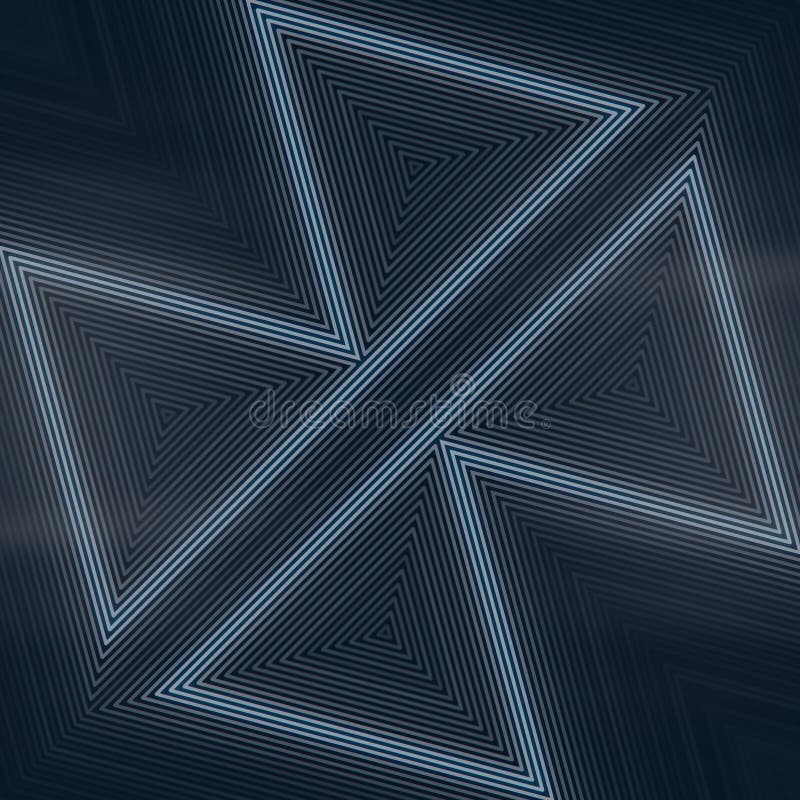 3d Rendering Digital Illustration with Geometric Light Pattern of a ...