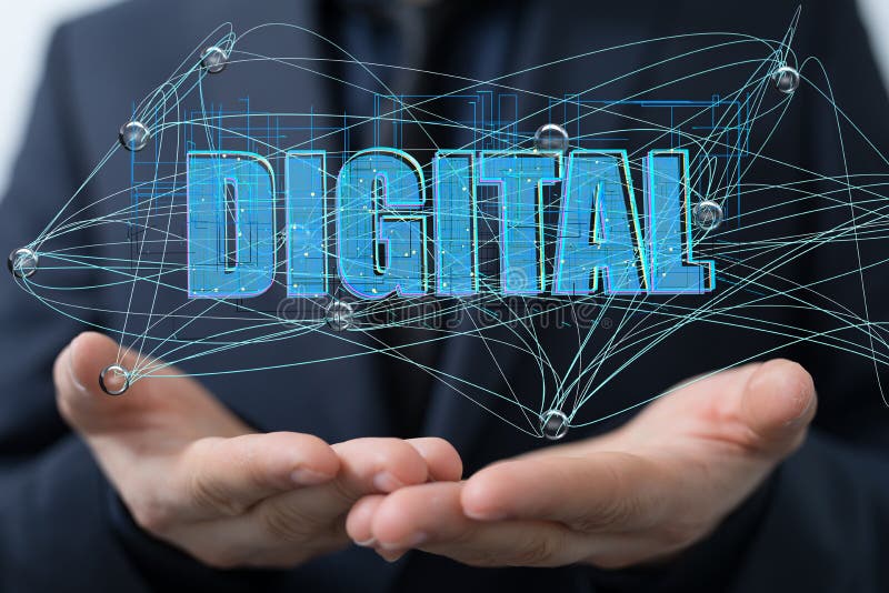 3D Rendering of Digital Text and Artificial Intelligence Concept ...