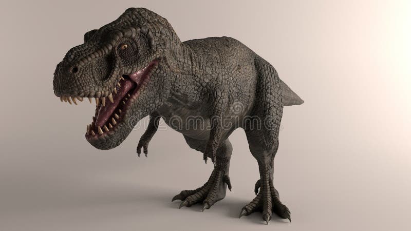3D Rendering of Dinosaur , Isolated on White Background. Stock ...