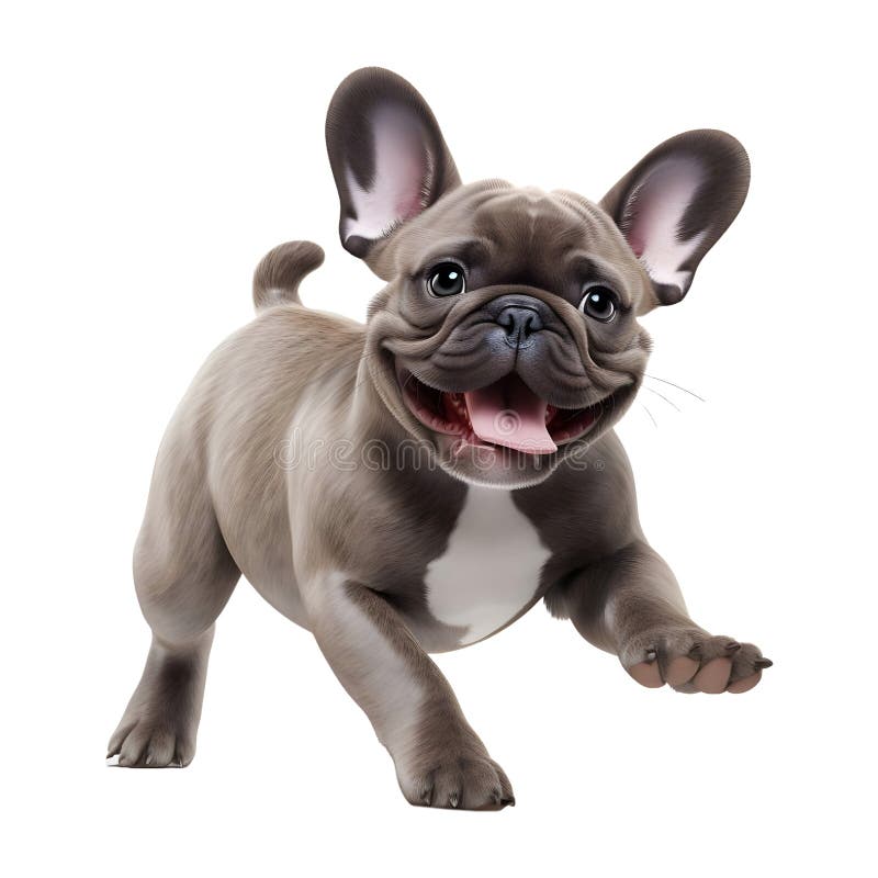 3D Rendering of a Dog on Transparent Background - Ai Generated Stock ...