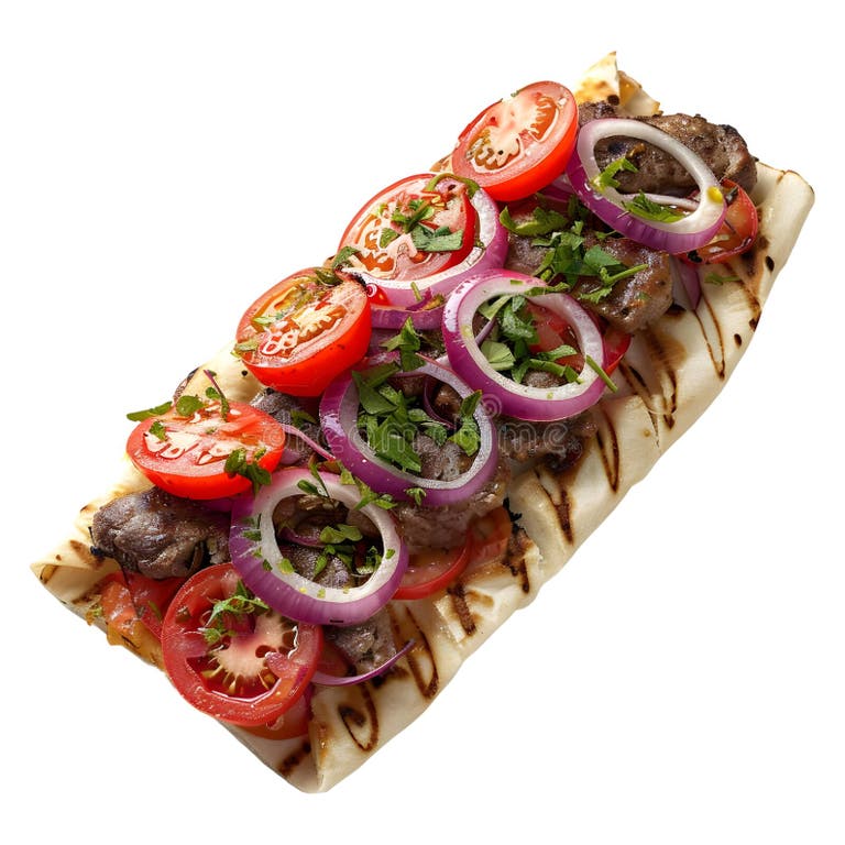 3D Rendering of a Donor Kebab on Transparent Background - Ai Generated ...