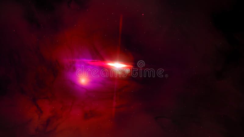 3D Rendering of Dust and Cloud Interstellar in a Universe Stock ...